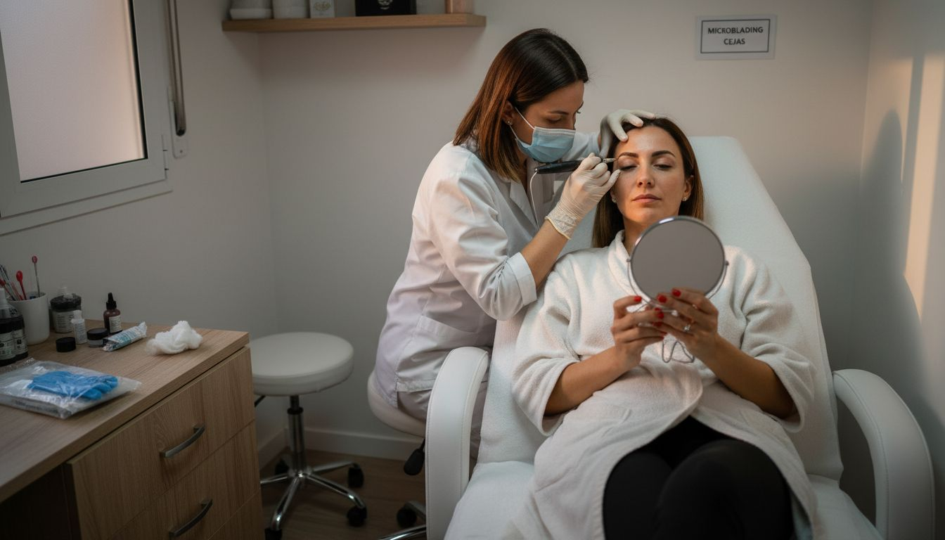 Guía paso a paso microblading cejas con resultados naturales